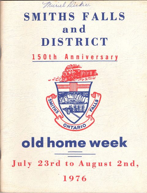Events - Old Home Week Smiths Falls Ontario Canada